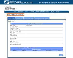 How to print an SSS SOA Updated Post (SSS Statement of Account)
